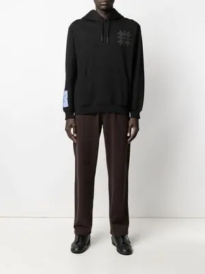 Alexander McQueen Abstract-print Cotton Hoodie