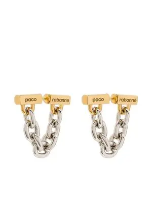 Rabanne Chain-link Earrings - Gold