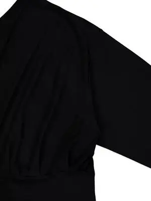 Balenciaga Asymmetric Wrap Midi Dress