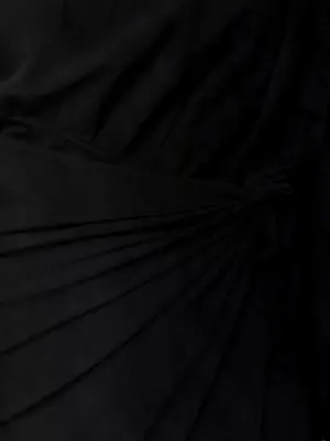 Balenciaga Asymmetric Wrap Midi Dress