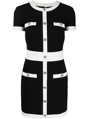 Philipp Plein Contrast-trim Mini Dress