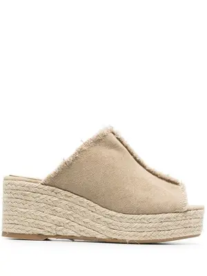 CastaÑer 70mm Frayed Espadrilles