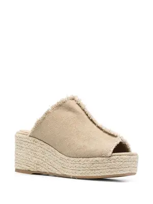 CastaÑer 70mm Frayed Espadrilles