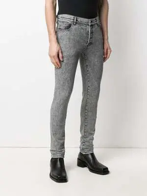 Balmain Acid-wash Skinny Jeans