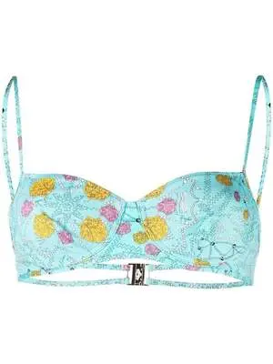 Emilio Pucci Shell-print Underwire Bra