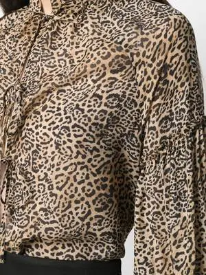Wandering Leopard Print Blouse