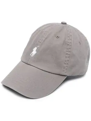 Ralph Lauren Embroidered-logo Cap Grey