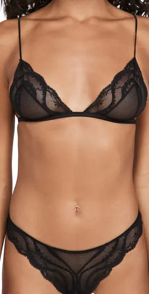 Kiki De Montparnasse Leche Moi Soft Bra - Black