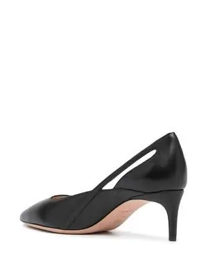 Bally Elsa B-chain Plaque Leather Pumps