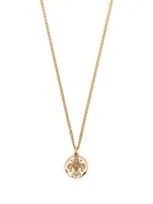 Emanuele Bicocchi Coin Pendant Chain Necklace - Gold