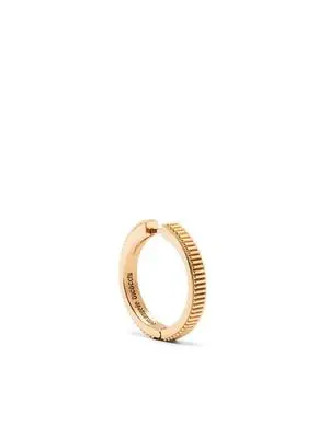 Emanuele Bicocchi Striped Hoop Earring - Gold