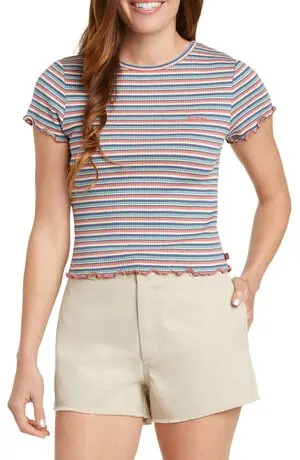 Dickies Lettuce Edge Stripe Ribbed T-shirt