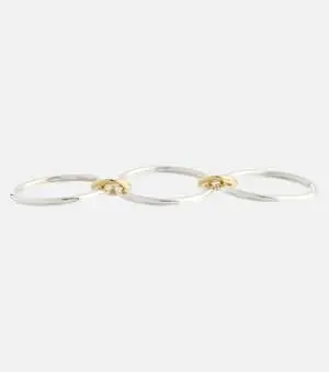 SPINELLI KILCOLLIN Solarium Linked Rings - Silver
