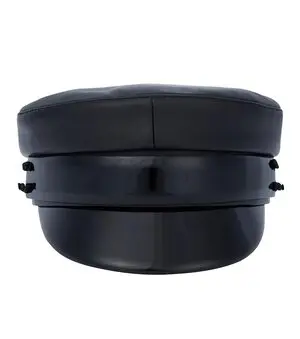 Ruslan Baginskiy Leather Baker Boy Cap