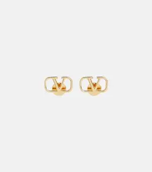 Valentino Garavani Valentino VLogo Stud Earrings Gold