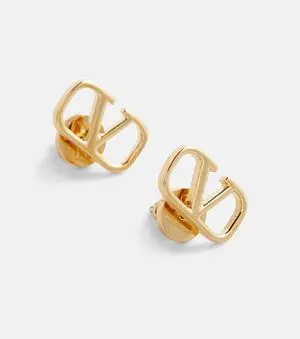 Valentino Garavani Vlogo Stud Earrings - Gold
