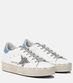 GOLDEN GOOSE Hi Star Leather Sneakers