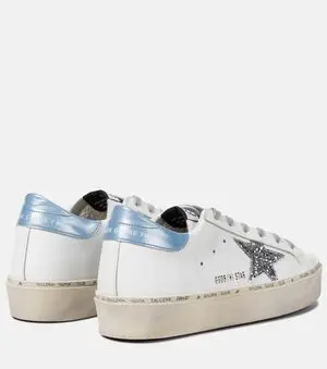 GOLDEN GOOSE Hi Star Leather Sneakers