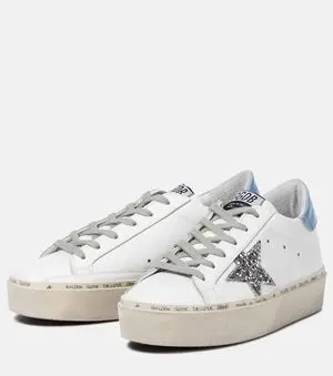 GOLDEN GOOSE Hi Star Leather Sneakers