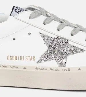 GOLDEN GOOSE Hi Star Leather Sneakers