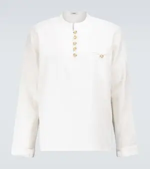 Commas Artist Linen And Ramie Shirt