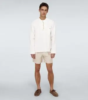 Commas Artist Linen And Ramie Shirt