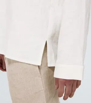 Commas Artist Linen And Ramie Shirt