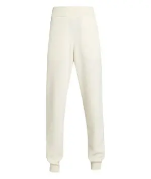 THE ELDER STATESMAN Cashmere High-Rise Joggers - Hot Pink