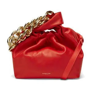 DEMELLIER Santa Monica Chain Bag - Rouge