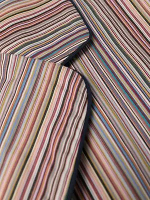 Paul Smith Artist Stripe Cotton Pajamas - Neutrals
