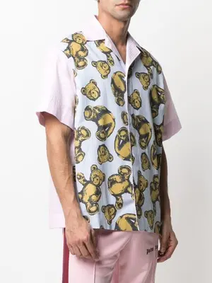 Palm Angels Teddy Bear Striped Shirt