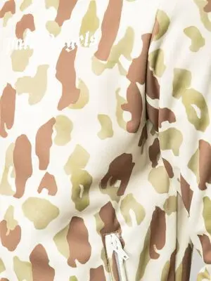 Palm Angels Desert Camo Logo Sports Jacket - Neutrals