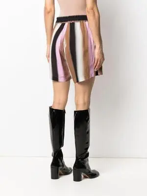 Rick Owens Gradient Stripe Shorts