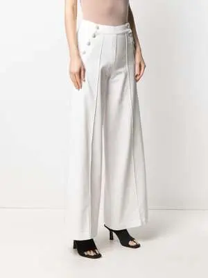 NUDE High-waisted Wide Leg Trousers