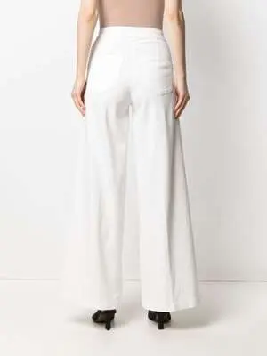 NUDE High-waisted Wide Leg Trousers