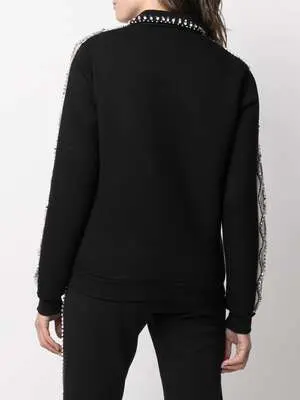 Philipp Plein Embellished Logo Bomber Jacket