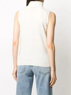 N.peal Sleeveless Knitted Top