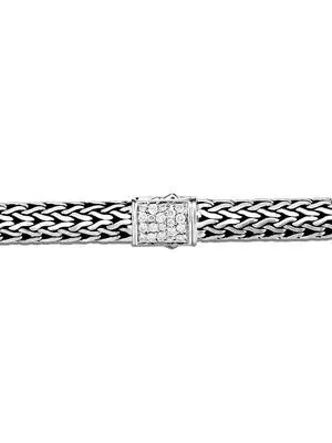 John Hardy Classic Chain Reversible Bracelet 6.5mm - Silver
