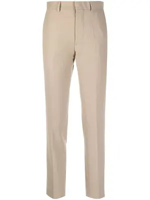 Ami Straight-leg Tailored Trousers - Neutrals