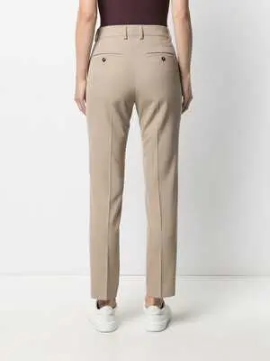 Ami Straight-leg Tailored Trousers - Neutrals