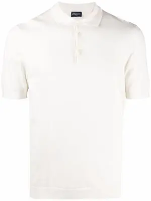 DRUMOHR Short-sleeve Polo Shirt - Neutrals