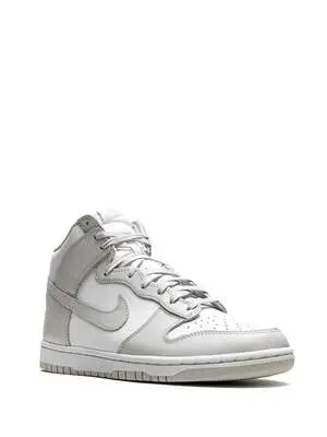 Nike Dunk High Vast Grey Sneakers - White