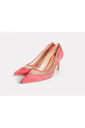 SANTM Brera Corallo 70mm Stilettos - Coral