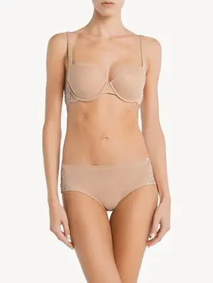 La Perla Cotton T-shirt Bra - Nude