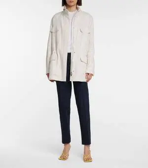 Loro Piana Traveller Herringbone Linen Jacket
