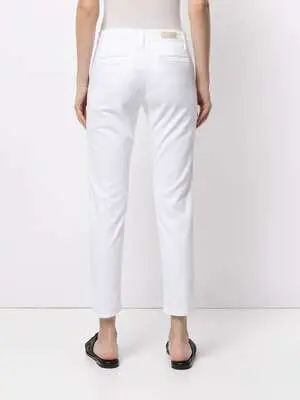Ag Caden Cropped Pants - White
