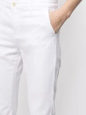 Ag Caden Cropped Pants - White