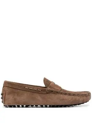 TOD'S Suede Penny Loafers