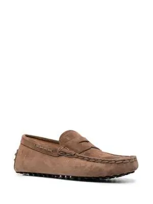 TOD'S Suede Penny Loafers
