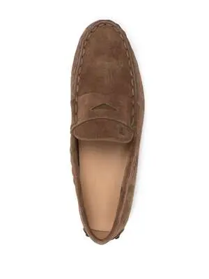 TOD'S Suede Penny Loafers